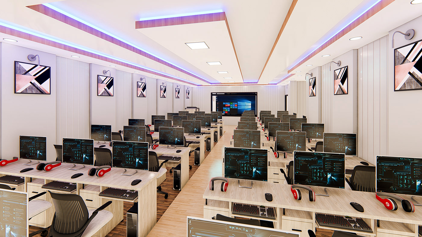 Smart Computer Lab - Private College - Pondicherry - HiTech Lab Solutions
